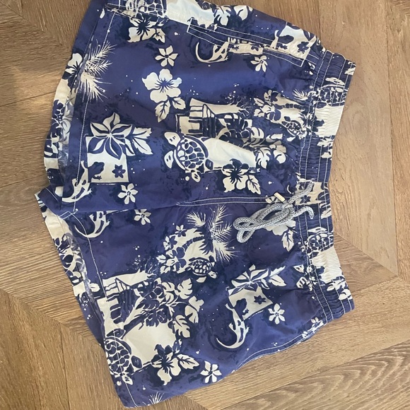 Everlast | Swim | Everlast Kids Swim Trunks Blue And White Floral ...